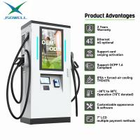 China Jsowell Fast DC EV Charger High Efficiency CCS2 GBT 5m Cable 60kw 120kw 180kw CE Certified Advertising Screen for sale