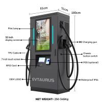China Original Manufacturer 60kW-240kW New Energy Vehicles CCS1 CCS2 GBT Chademo OCPP Ev Charger DC Fast Charging Station With Advertising Screen for sale