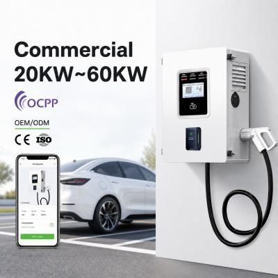 China 30kW Single Gun DC Fast Charger BYD CCS2 GBT EV Charging Station 3Phase 20kw 30kw 40kW CCS2 DC car charger OCPP for sale