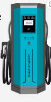 China New DC Fast EV Charging Station 60-240KW 380V IP54 1 or 2 Plug Cable 7