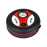 China 17.5*17.5*6.5 ABS Mini Car Air Compressor Portable Tire Inflator Pump 12V 150PSI for sale