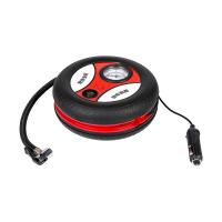 China 17.5*17.5*6.5 ABS Mini Car Air Compressor Portable Tire Inflator Pump 12V 150PSI for sale