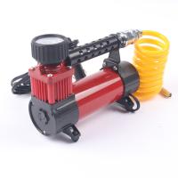 China Ford Red Car Emergency Tool High Speed Inflating Cylinder Rubber Air Hose Air Compressor for sale