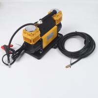China 160L/Min Air Flow Car Tyre Inflator Double Cylinder DC12V 150PSI Electric Air Pump for sale