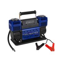 China Blue Heavy Duty Double Cylinder 160LPM 4x4 Tire Inflator Pump 12v Car Air Compressor for sale