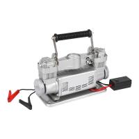 China 40mm*2 Diameter Emergency Tool Kit Heavy Duty Double Cylinder Tire Inflator Pump 12v Car Air Compressor for sale