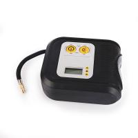 China Opel CE RoHS Digital Car Tyre Inflator with High Beam LED Work Light and 2 Nozzle Adapters for sale