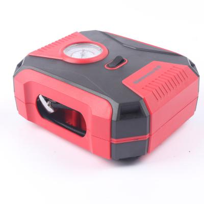 China Powerful 19mm Cylinder Car Air Compressor with 2 Nozzle Adapters and Sport Needle Set for sale
