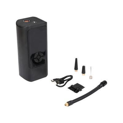 China 12V Wireless Air Compressor Recharged Digital Portable Tire Inflator with Black Finish for sale