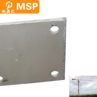 China MSP Factory Pre-embedded Plate for Tower Crane Foundation - High-Strength Steel Anchor Component with 1000 Unit MOQ for sale