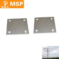 China MSP Factory Pre-embedded Plate for Tower Crane Foundation - High-Strength Steel Anchor Component with 1000 Unit MOQ for sale