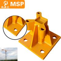 China MSP Tower Crane Embedment Plate - Construction Machinery Replacement Part for Most Crane Models for sale