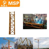 China Tower Crane Steel Structure Basic Mast 1.6m×1.6m×7.5m with Strong Impact Resistance for Construction Sites for sale