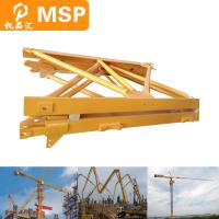 China Tower Crane Manganese Steel Fish Plate Structure with 12-14% Manganese Content and Polyurethane Paint Finish for sale