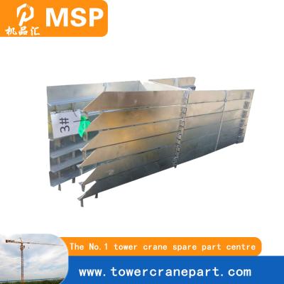 China 3m Tower Crane Mast Section Platform with Galvanized Steel Construction and Custom Logo Options for Industrial Use for sale
