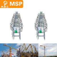 China Tower Crane Mast Section Ladder - 3m Galvanized Steel Safety Access with Guard Rings for Industrial Construction for sale