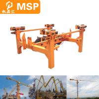 China Tower Crane Trolley Bogies 10T Capacity 550KG Weight for Long-Span Grid Structure Construction for sale