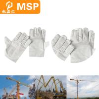 China MSP Tower Crane Spare Parts Canvas Gloves 1000 Units Critical Operations for sale