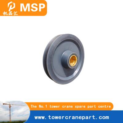 China MSP Tower Crane Pulley Steel Nylon 1000 Units Durable Construction Machinery Parts for sale