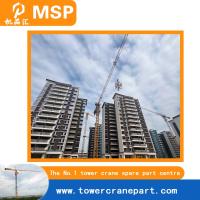 China MSP Flat Top Tower Crane with 80m Boom Length and Cabin Control for Construction Site Heavy Lifting for sale