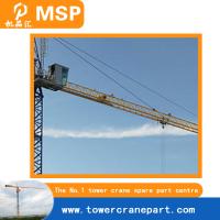 China MSP Topkit Tower Crane with 60m-80m Jib Length and 44.8m-84.5m Free Standing Height | 16t-64t Max Load for sale