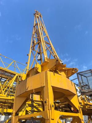 China Potain MC120B Tower Crane - 6 Ton Capacity, 60m Reach, 45-220m Height for Construction Lifting for sale