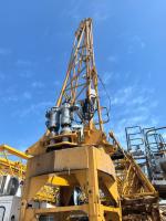 China Potain MC120B Tower Crane - 6 Ton Capacity, 60m Reach, 45-220m Height for Construction Lifting for sale