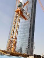 China Potain MCR225 Used Tower Crane - 14 Ton Capacity, 55m Jib for Urban Construction Projects for sale