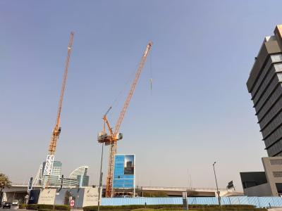 China Potain MCR225 14t Tower Crane with 55m Jib and 80.8m Height - CE Certified Construction Equipment for sale
