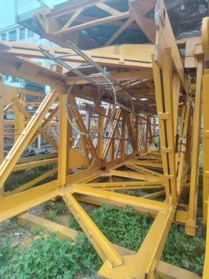 China Used Zoomlion Flat Top Tower Crane 6t 8t 12t 2017-2022 60m Jib for sale
