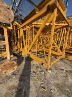 China Used Zoomlion Flat Top Tower Crane 6t 8t 12t 2017-2022 60m Jib for sale