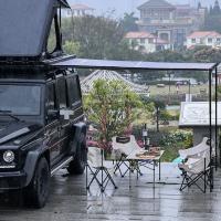 China 4x4 Waterproof Aluminum Frame Car Side Awning With Aluminum Removable Side Wall for sale