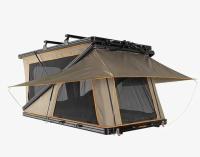 China Waterproof Outdoor 4 Person All season Canvas Car Top Tent With Windows / Doors for sale