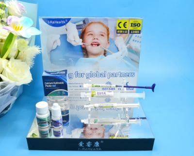 China Dual Mechanisms of Antibacterial and Anti-Inflammatory
Premixed Calcium Hydroxide Paste with Iodoform - Root Canal Filling Material for Children with 2g Package for sale