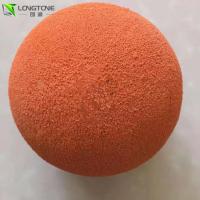 China Eva Special Pipe Cleaning Bouny 100mm Soft Rubber Sponge Balls For Concrete Pipes for sale