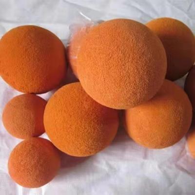 China High Quality Concrete Pump Tube Standard Cleaning Rubber Sponge Balls for sale