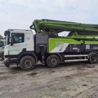 China Remote Controller Used Concrete Boom Pump Truck 4 Axle for sale