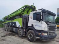 China Remote Controller Used Concrete Boom Pump Truck 4 Axle for sale