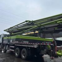 China Hydraulic Zoomlion Second Hand Concrete Pumps Diesel 400L 49m for sale
