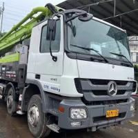 China Hydraulic Zoomlion Second Hand Concrete Pumps Diesel 400L 49m for sale