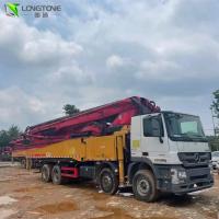 China 52m Used Truck Concrete Pump 38t , Renew Mounted Concrete Pump for sale