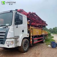 China 180m³ Used Truck Concrete Pump , Diesel Concrete Pump Truck With Boom for sale