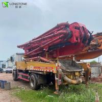 China 180m³ Used Truck Concrete Pump , Diesel Concrete Pump Truck With Boom for sale