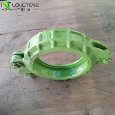 China 5 Inch Quick Release Hose Fittings , Concrete Hose Clamp For Putzmeister for sale