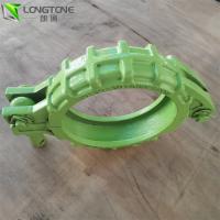 China Concrete Pump Quick Release Pipe Clamps Putzmeister Wedge Type Clamp for sale