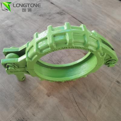 China Concrete Pump Quick Release Pipe Clamps Putzmeister Wedge Type Clamp for sale