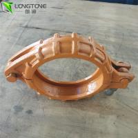 China LONGTONE Concrete Pump Clamp Casted Painting Metal Snap Clamps 40Cr Steel OEM for sale