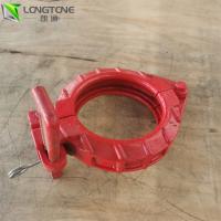 China 6 Inch Concrete Pump Clamp Vertical  , Snap Dn180 Bolt Pipe Clamp for sale
