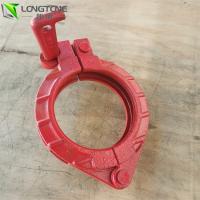 China Concrete Pump Quick Release Pipe Clamps Putzmeister Wedge Type Clamp for sale