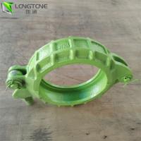 China 6 Inch Concrete Pump Clamp Vertical  , Snap Dn180 Bolt Pipe Clamp for sale